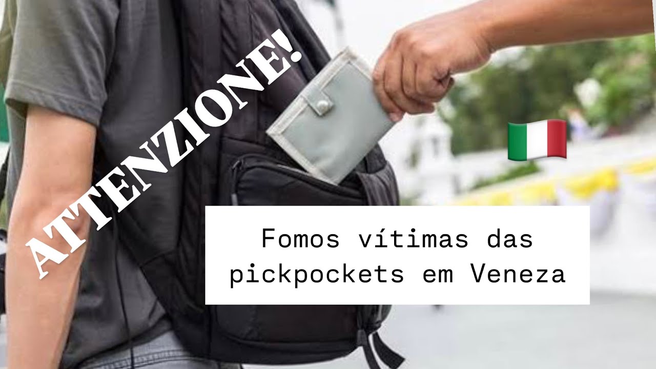 Fomos vítimas das pickpockets em Veneza - YouTube