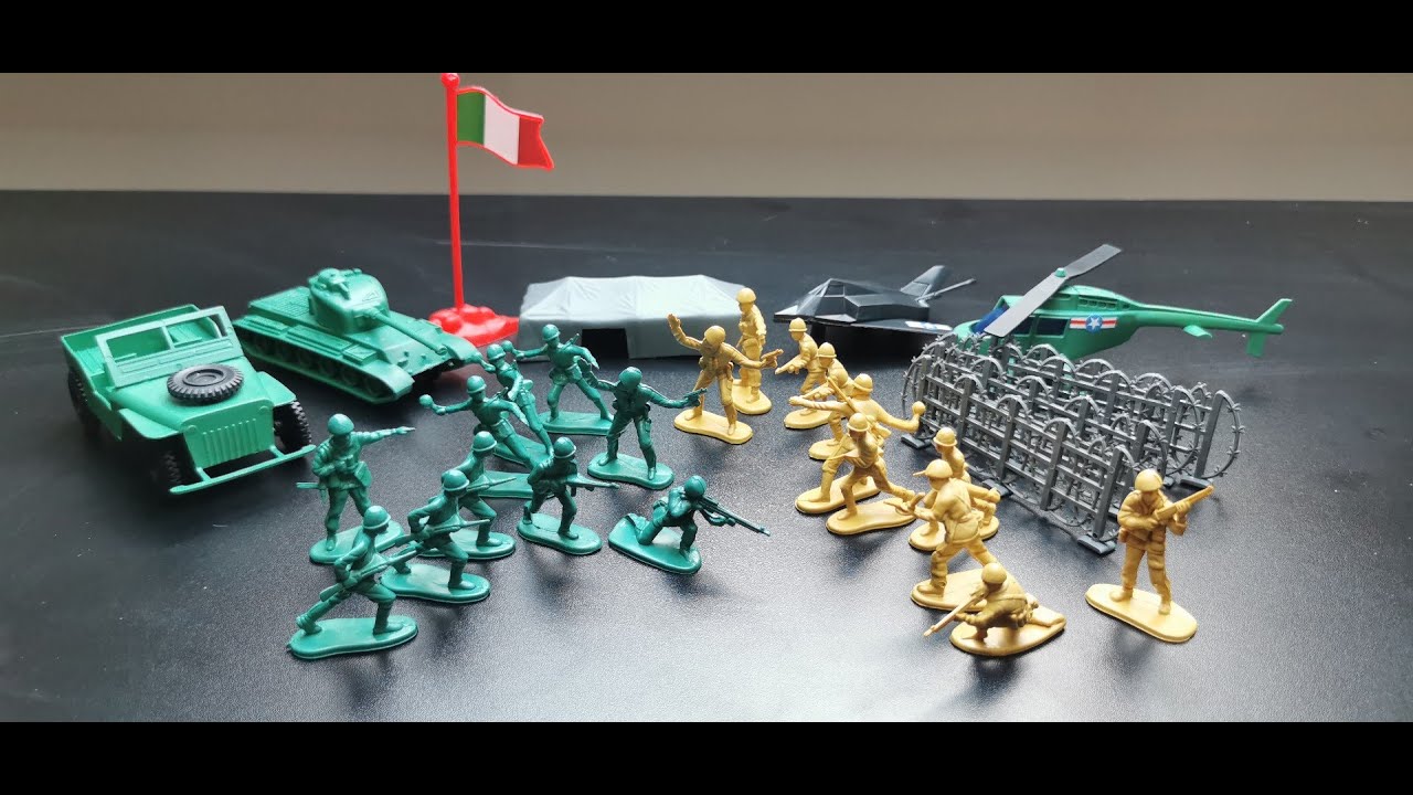 Italian toy soldiers review 2 - YouTube