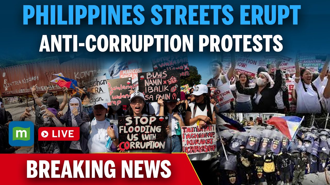 Philippines Protest LIVE: Protesters Face Off With Police in Manila ...