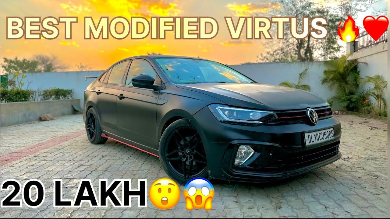 BEST MODIFIED VIRTUS 🔥 ️| VIRTUS 1.0 HIGHLINE MODIFICATION WORTH 3 ...