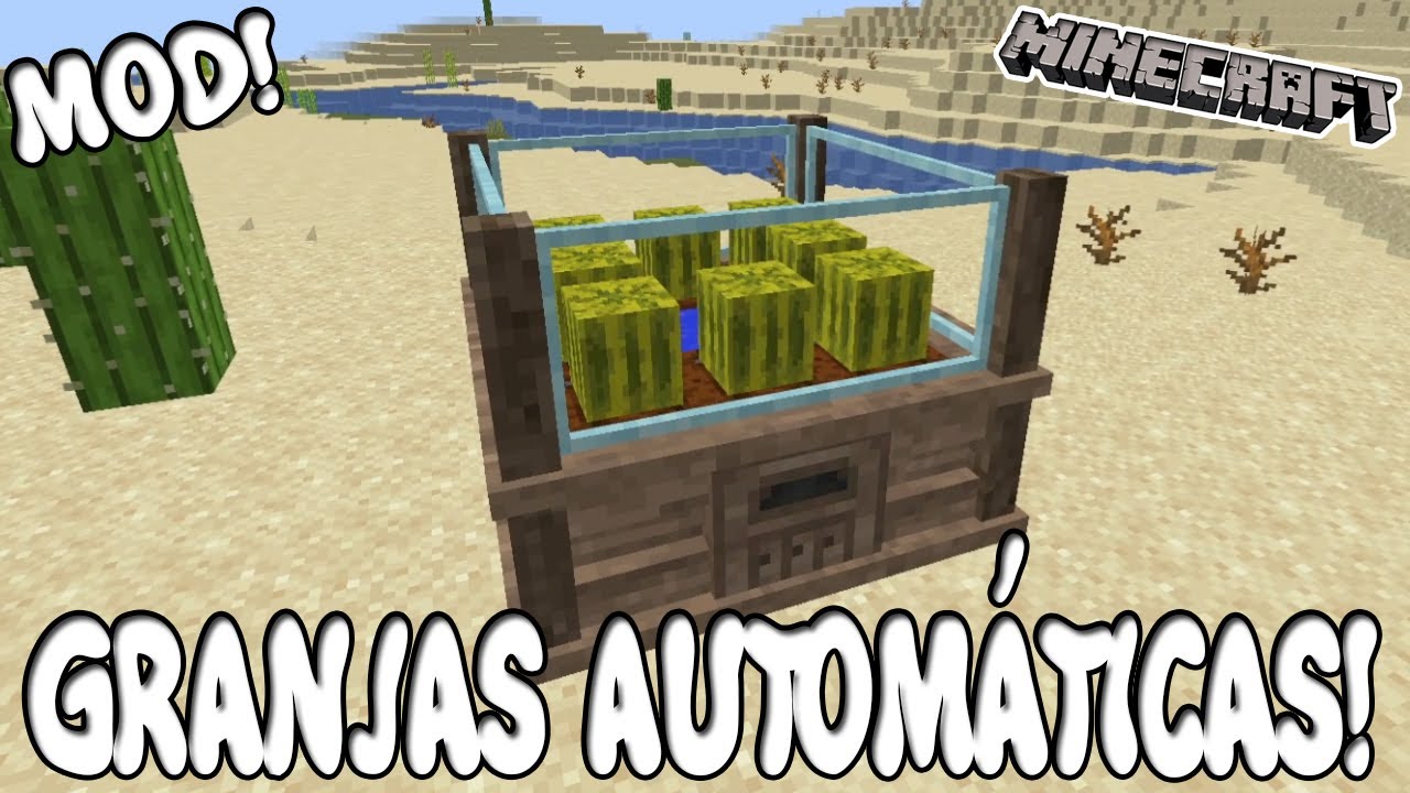 GRANJAS AUTOMÁTICAS! Minecraft 1.19.2 MOD MULTIPART MACHINES FARMING ...