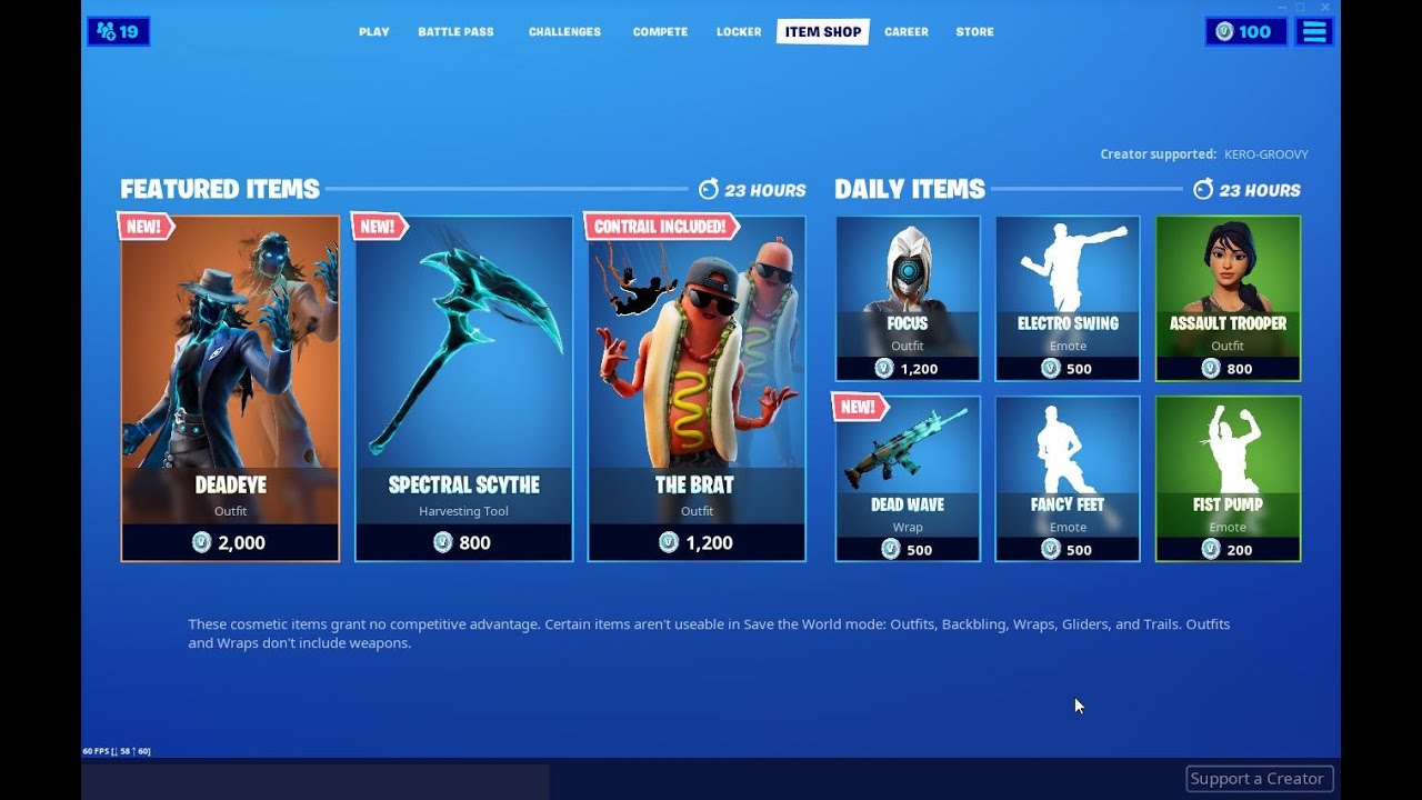 Fortnite Chapter2 Item Shop Today *November 10, 2019 - YouTube