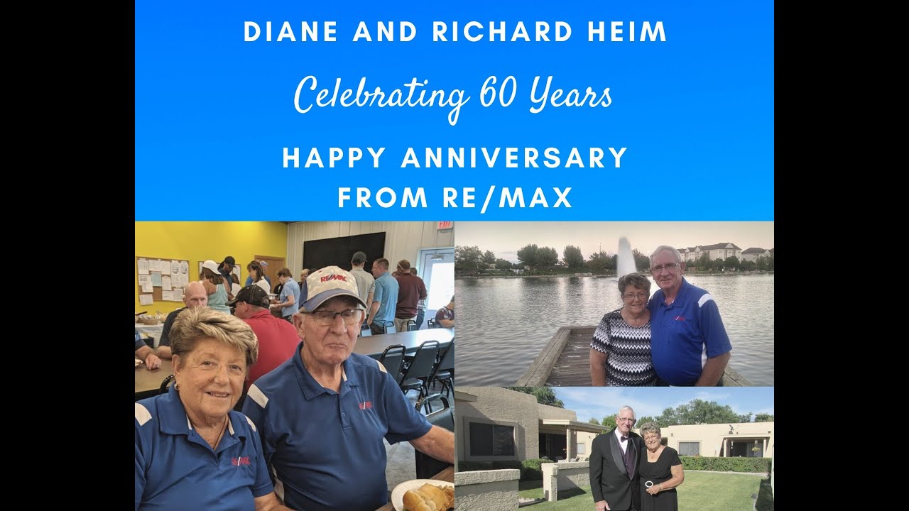 Diane and Richard Heim's 60th Wedding Anniversary - YouTube