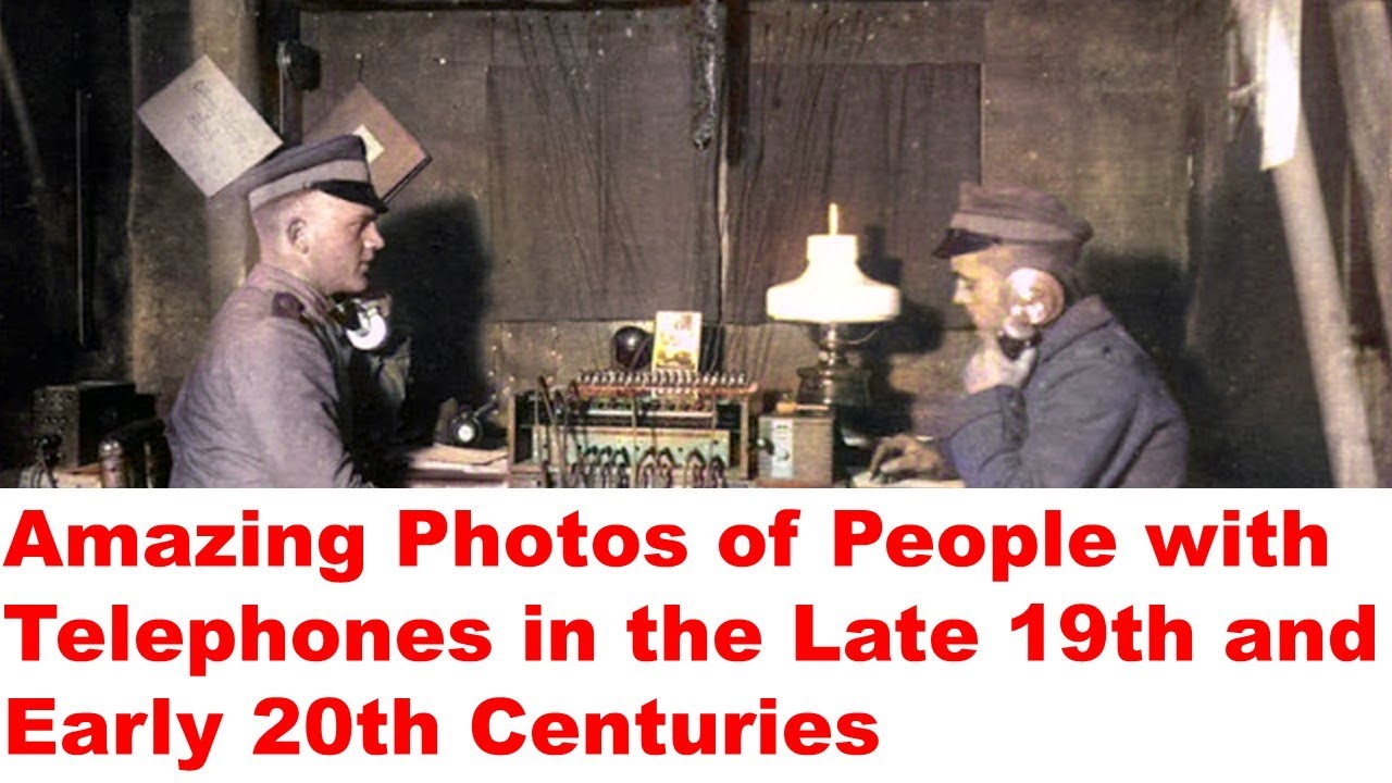 Amazing Photos of People with Telephones in the Late 19th and Early ...