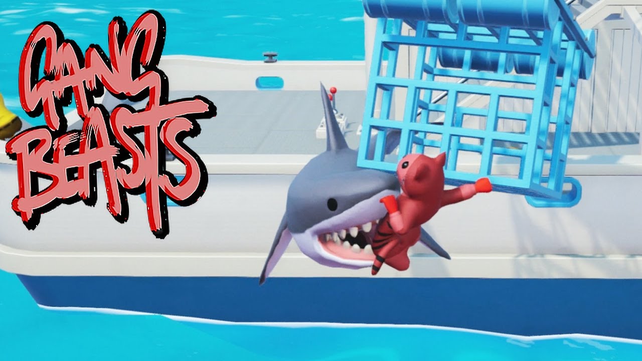 Something in the Sharks Teeth - GANG BEASTS [Melee] PS5 Gameplay - YouTube