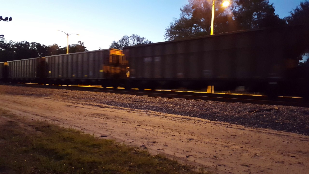 CSX nightly coal run with beautiful K5lar24 in Lake City, FL - YouTube