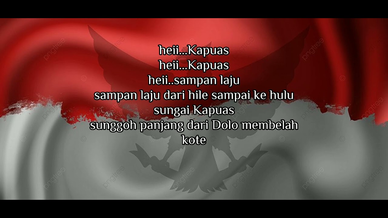 Lagu daerah Kalimantan barat-Sungai kapuas(lirik dan terjemahan) - YouTube