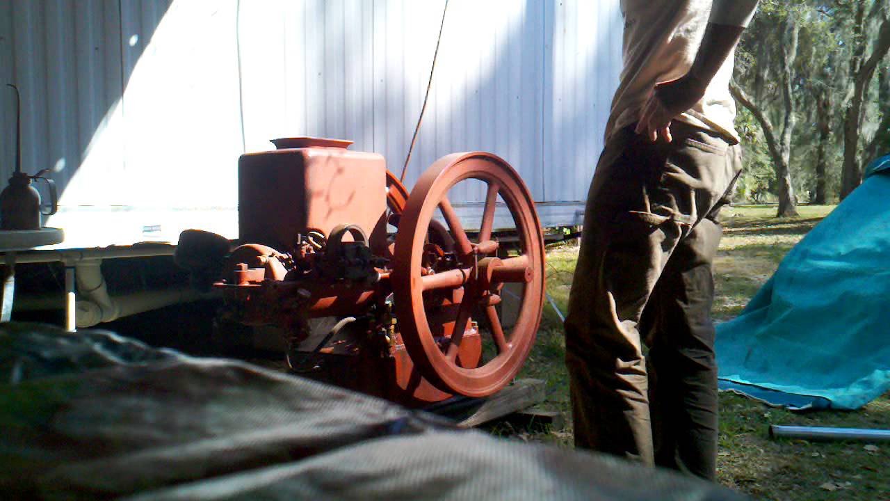 100 years old today. Stover Model T 5 hp. - YouTube