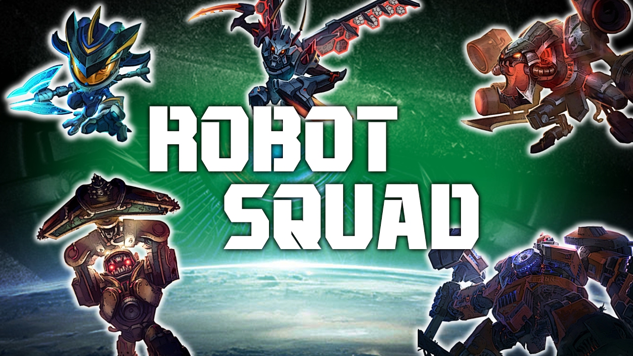 FULL ROBOT SQUAD - DANCING IN THE MID - LEAGUE OF LEGENDS /w BIOPK ...