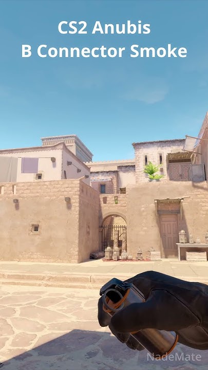 Counter-Strike 2 | Anubis b connector smoke #shorts #cs2 - YouTube