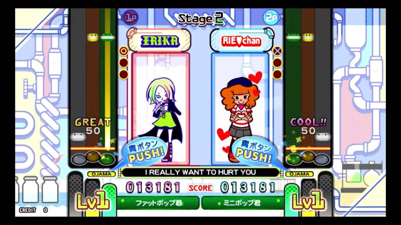 [ポップンミュージック] ポップス / I REALLY WANT TO HURT YOU BATTLE譜面 NORMAL&HYPER [pop'n music] - YouTube