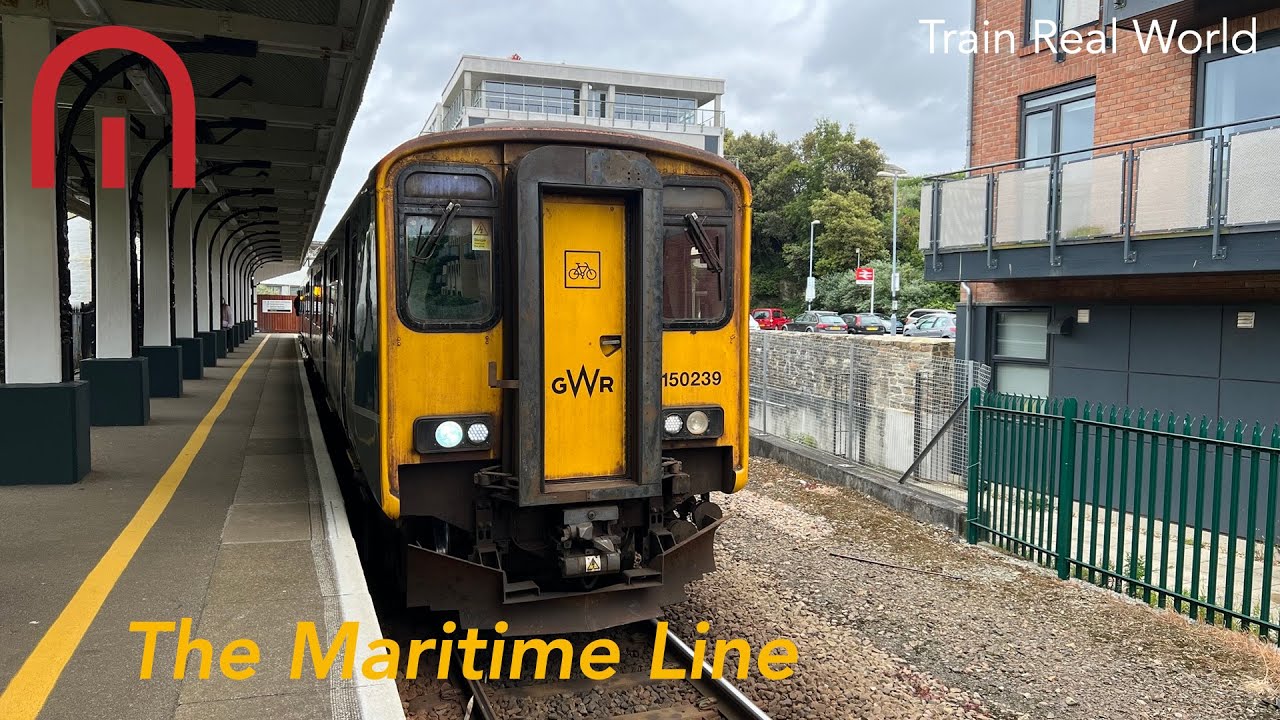 Train Real World - The Maritime Line - Truro to Falmouth, Cornwall ...