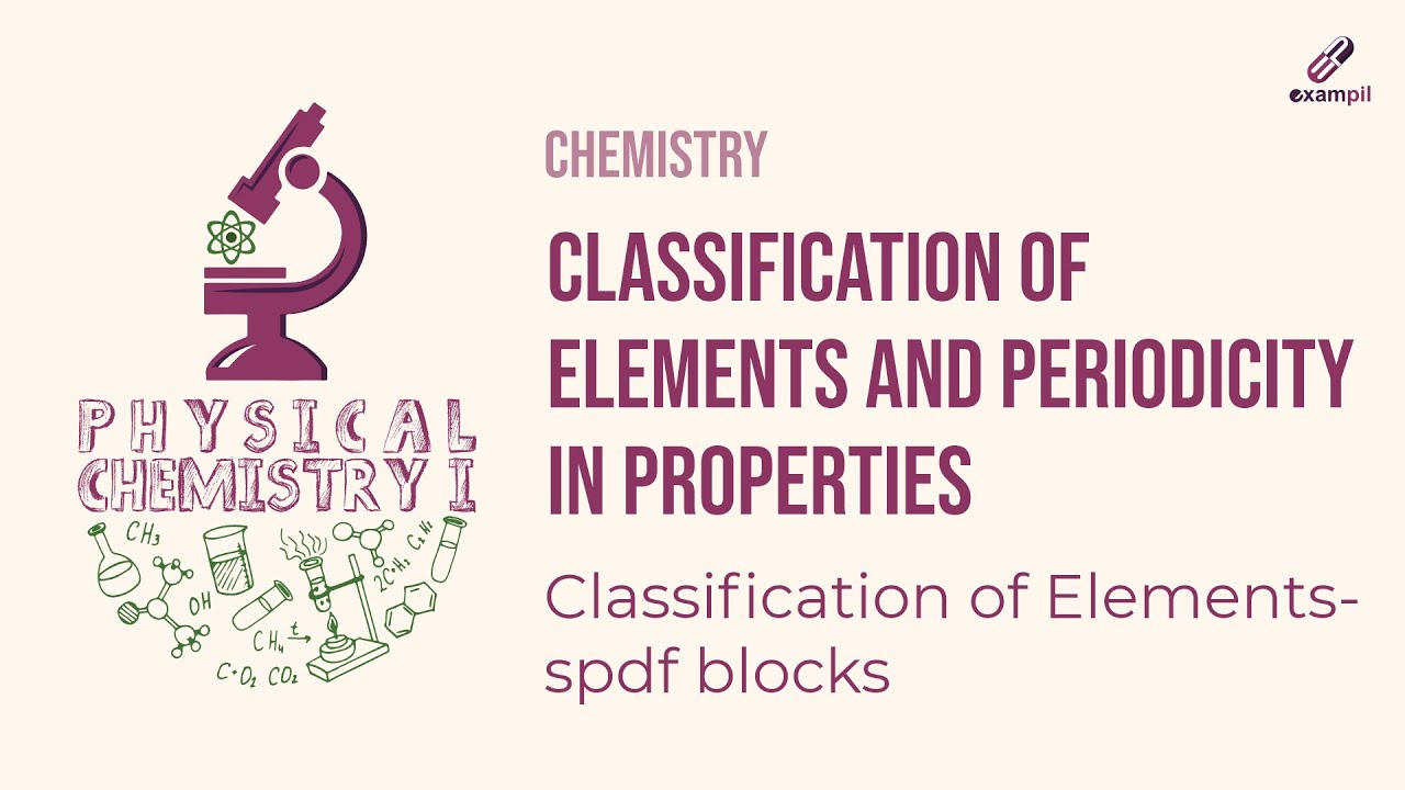 SPDF blocks | Classification of elements | Chemistry | NEET 2021 - YouTube