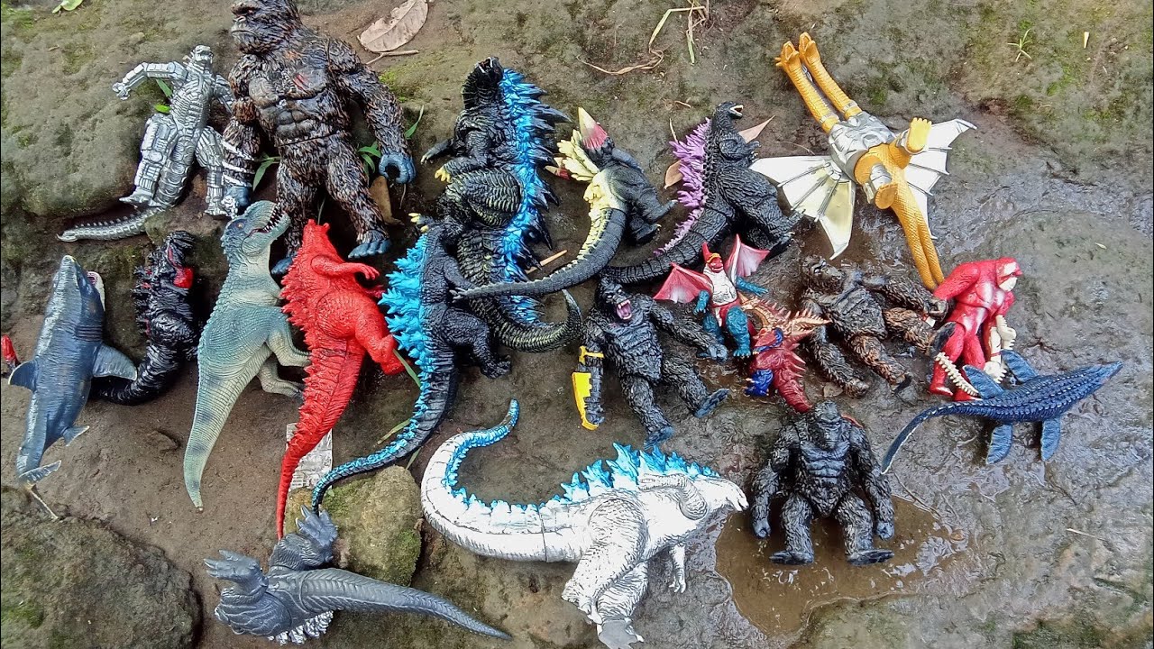 menemukan mainan Shin Godzilla, kiryu Godzilla, burning Godzilla, kiryu ...
