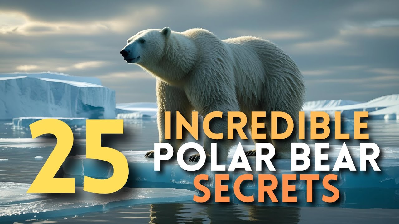 POLAR BEARS: 25 Incredible Polar Bear Secrets Revealed! - YouTube