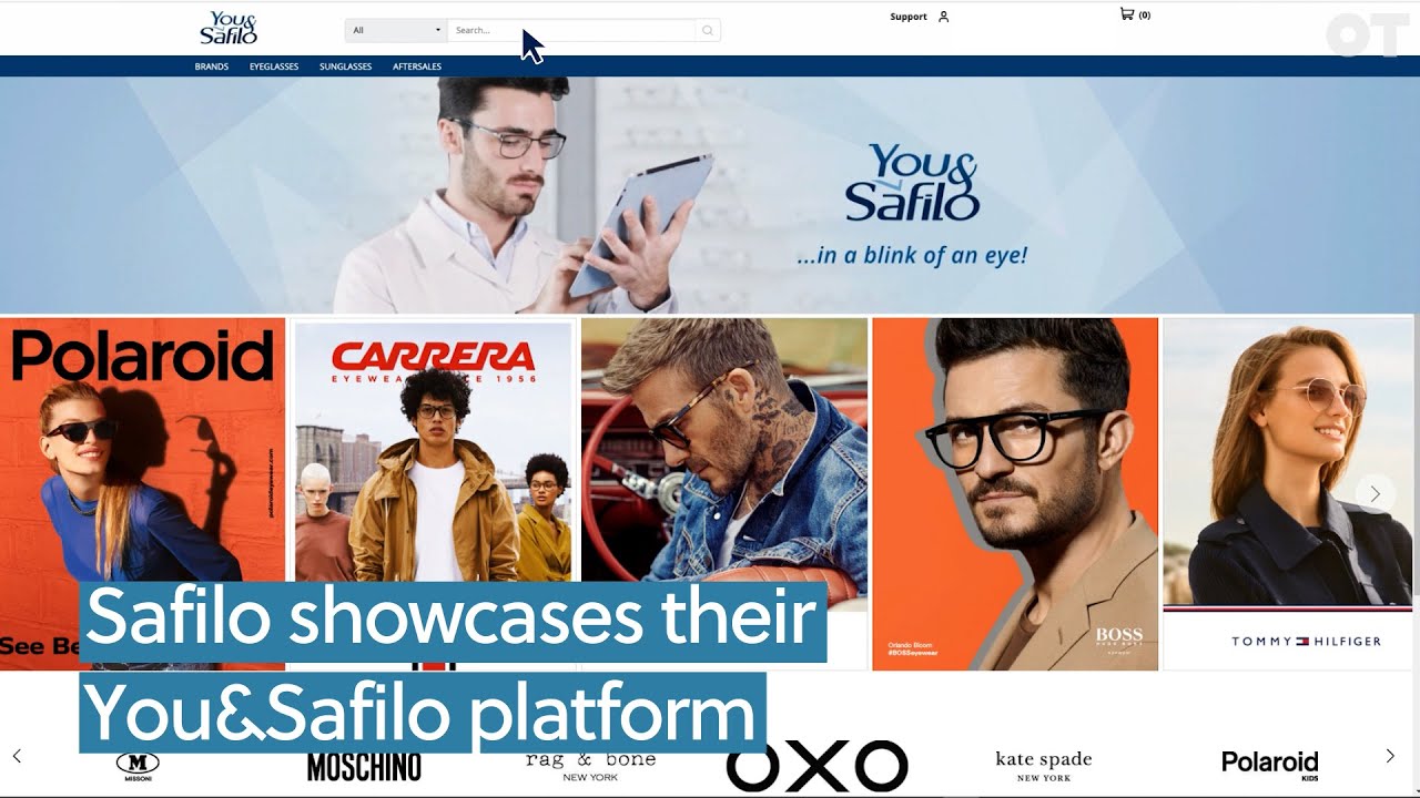 Safilo showcases their You&Safilo platform - YouTube