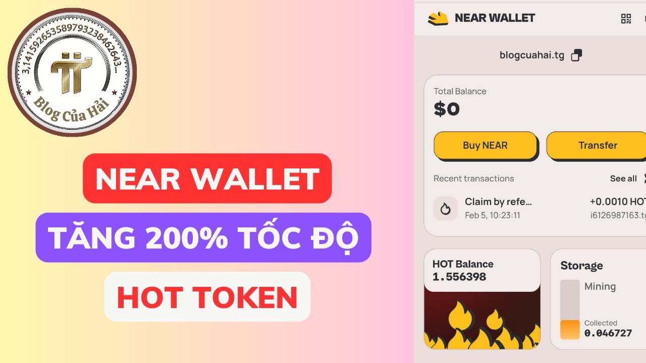 2 Cách Tăng Tốc Độ Khai Thác HOT TOKEN Của Dự Án NEAR WALLET l Blog Của ...