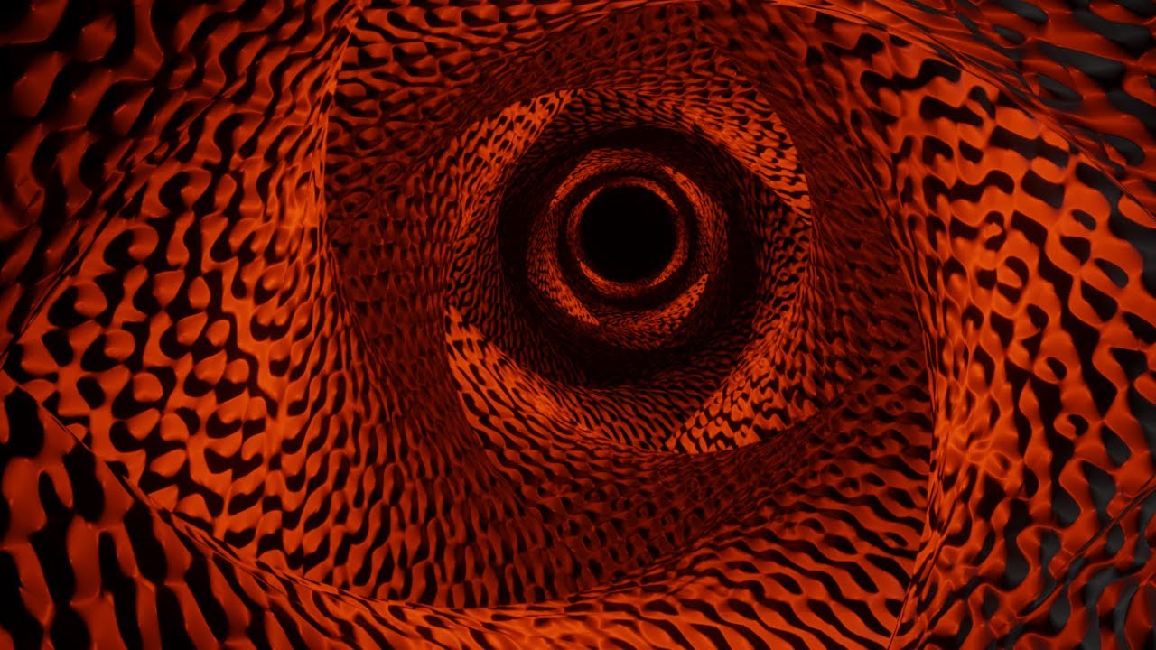 HOW TO MAKE MAGIC SNAKE TUNNEL VJ LOOP MOTION GRAPHIC / BLENDER ...