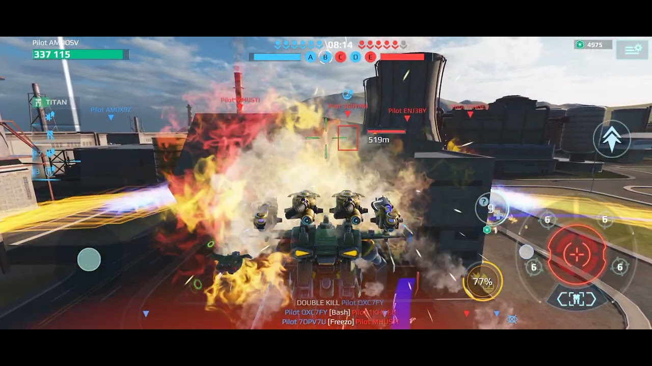 INSANE! Sword of Death Wipes Out Entire Enemy Team in War Robots - YouTube