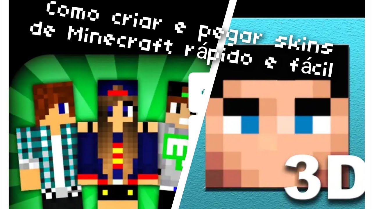 como criar e pegar skins de Minecraft rápido e fácil - YouTube