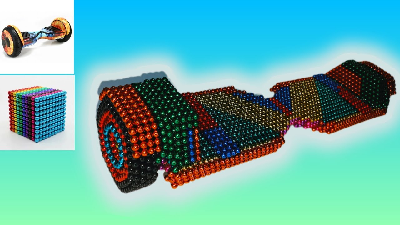 DIY hoverboard made from magnetic balls - YouTube