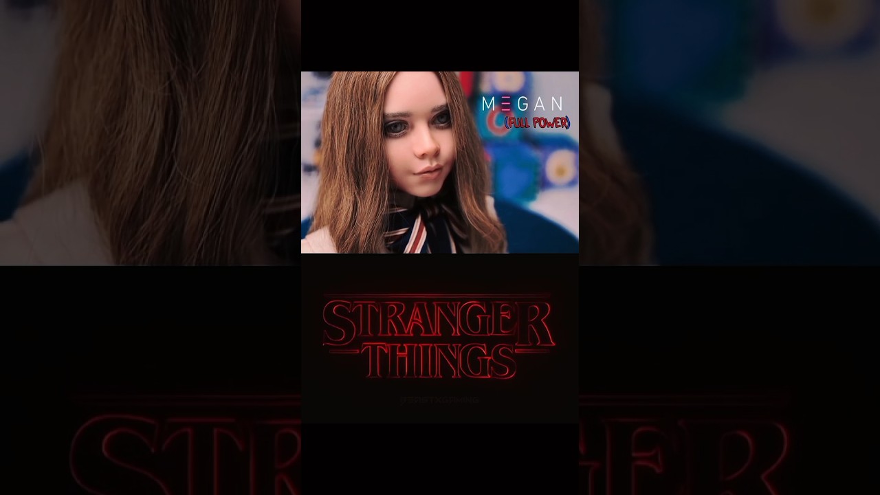 #m3gan vs # stranger things 😱 || #shorts - YouTube