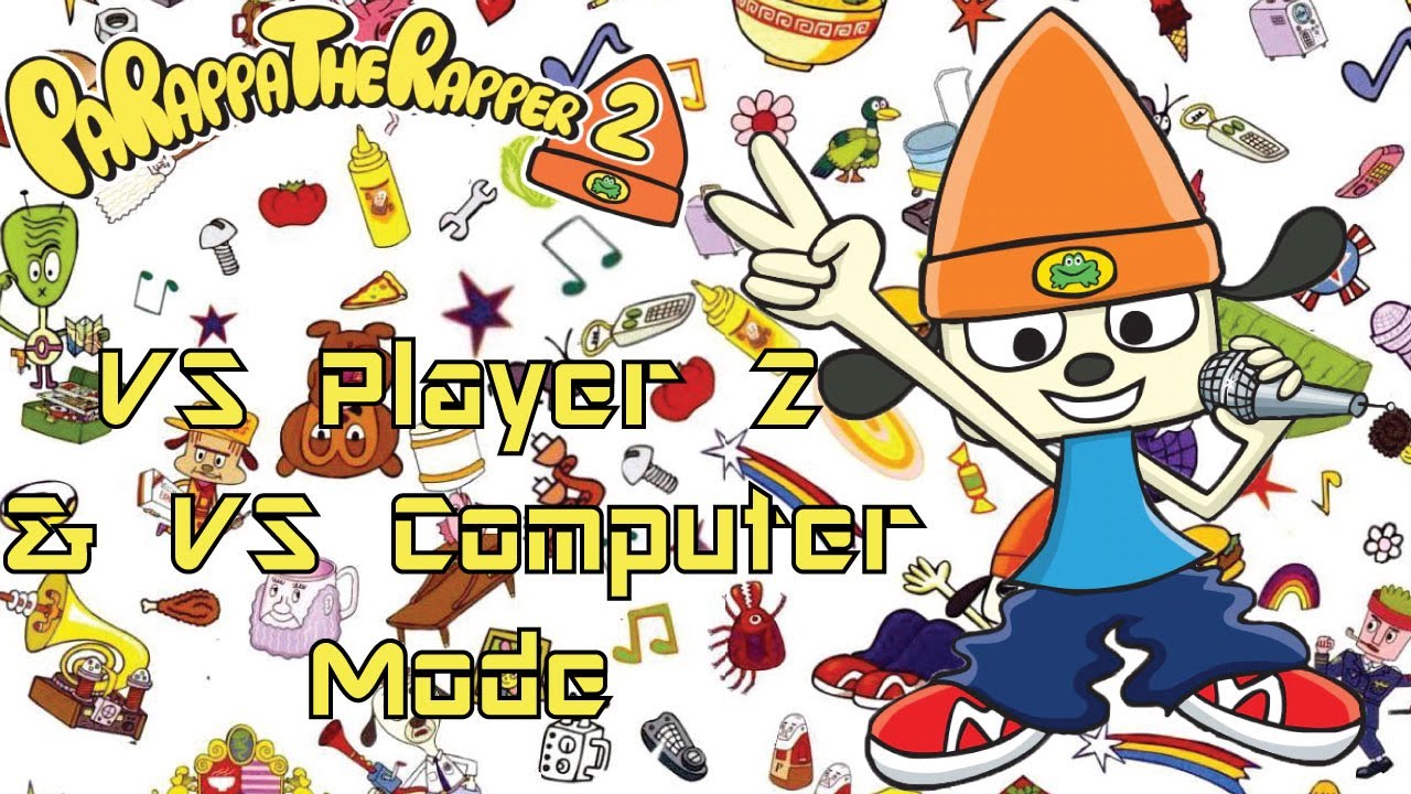 PaRappa The Rapper 2: VS Player 2 & VS Computer Mode - YouTube