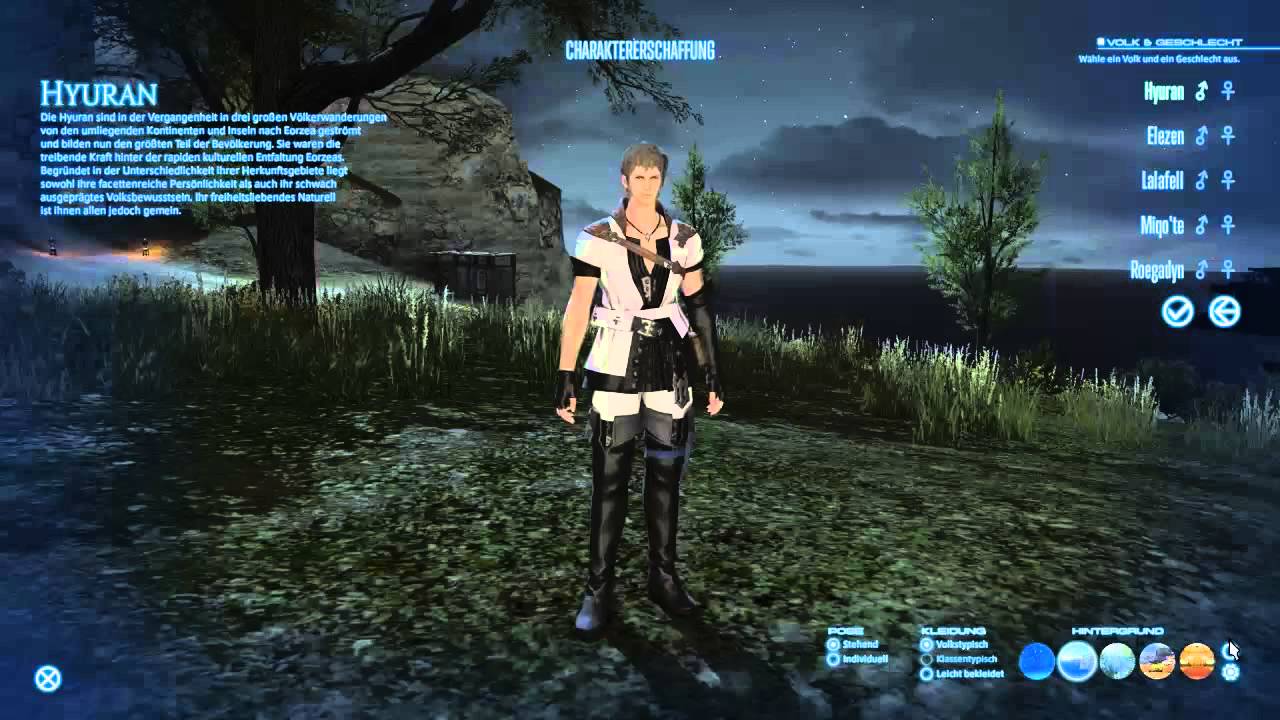 Final Fantasy XIV ARR: All Races. - YouTube