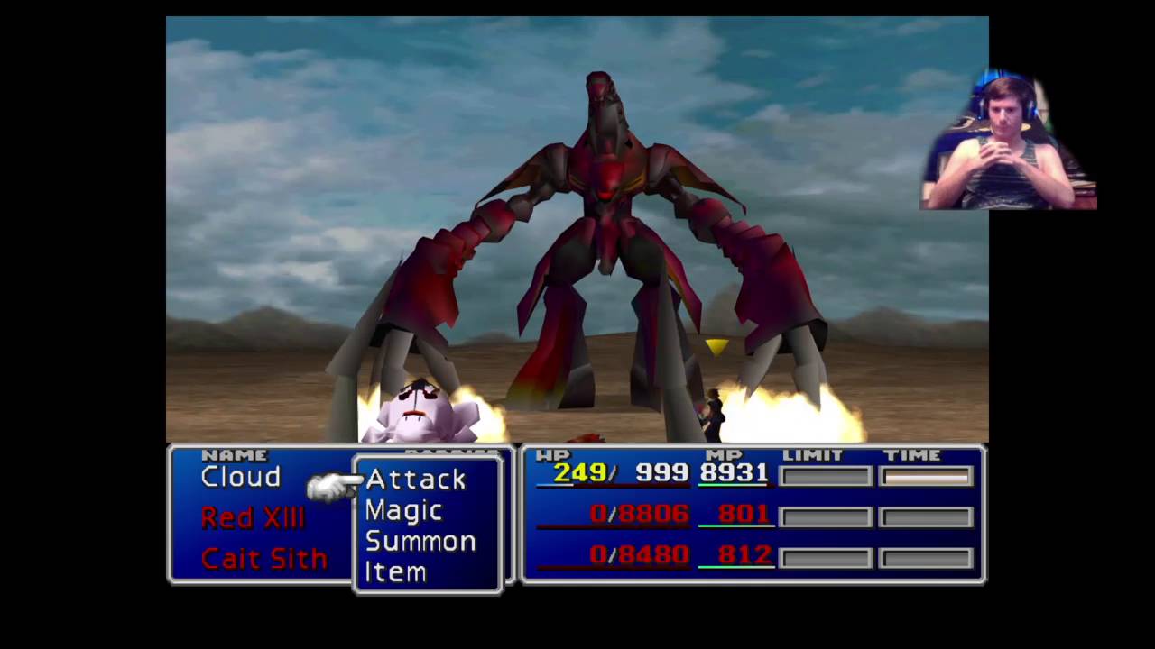 Final Fantasy VII playthrough pt. 24 Ruby and Emerald WEAPON - YouTube