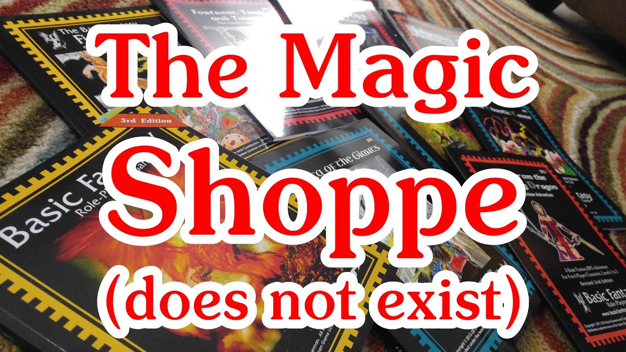 The Magic Shoppe for Basic Fantasy RPG - YouTube