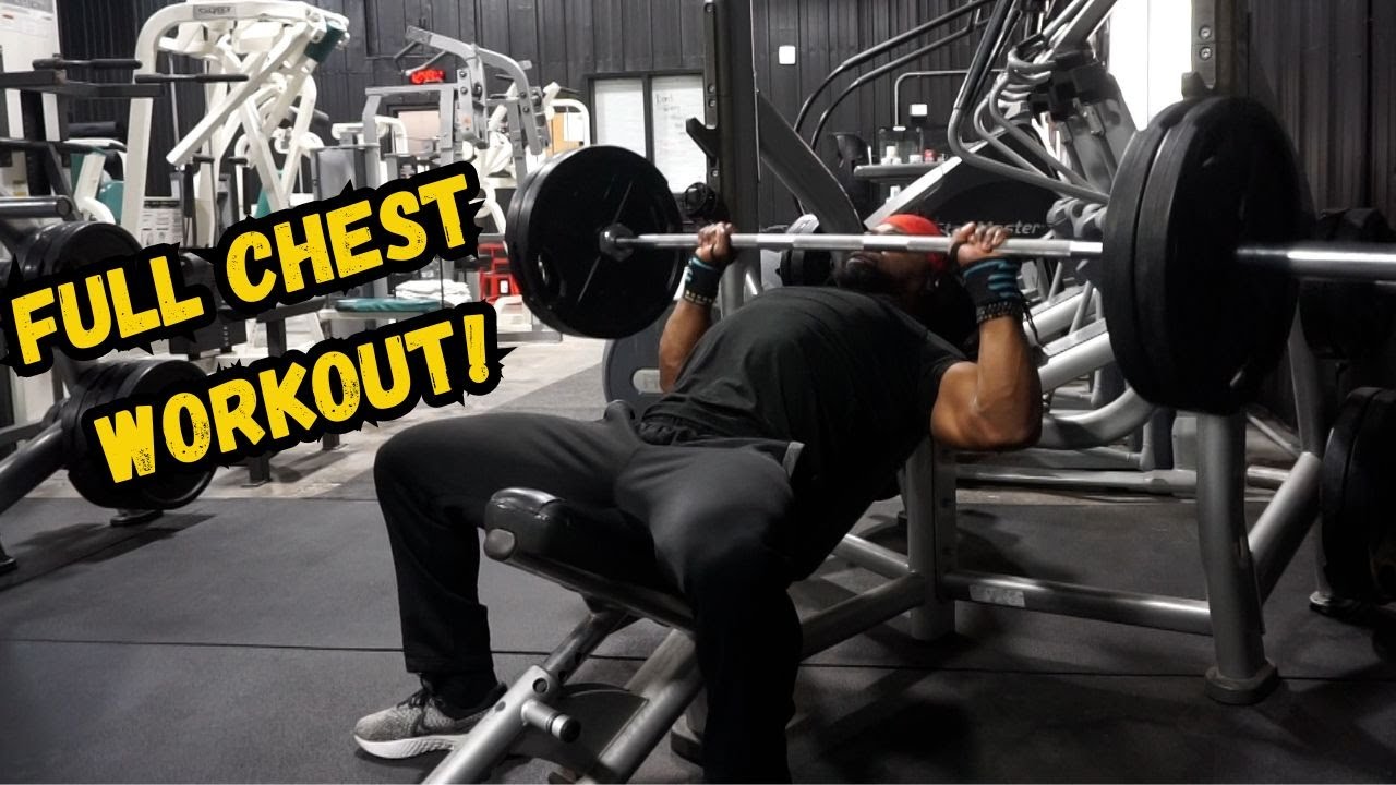 Full Chest Routine | With Commentary - YouTube