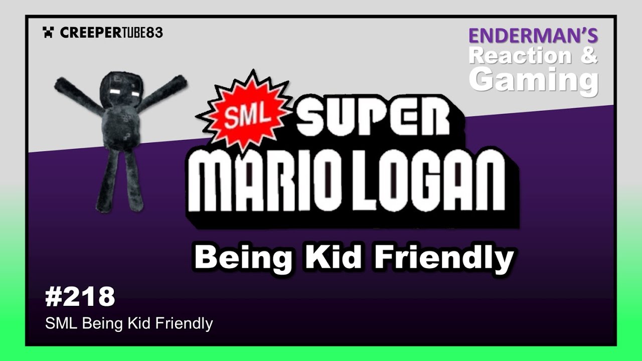 [CT83] SML Being Kid Friendly | Enderman's Reaction & Gaming #218 - YouTube