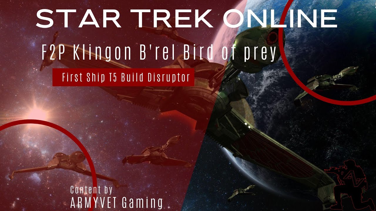 Free to Play First Ship Build Disruptor build Klingon Character - YouTube