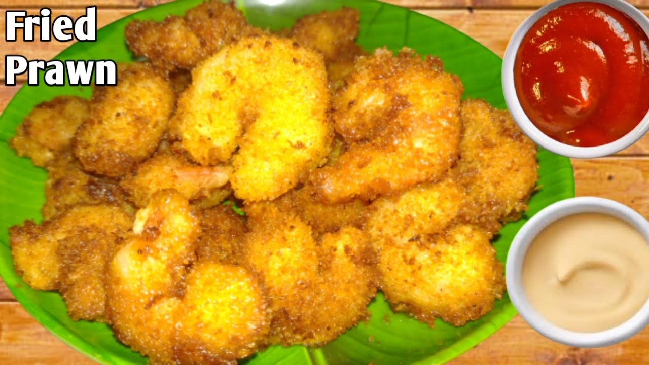 Crispy Prawn Fry Recipe || How To Fry Crispy Prawns At Home || Shrimp ...