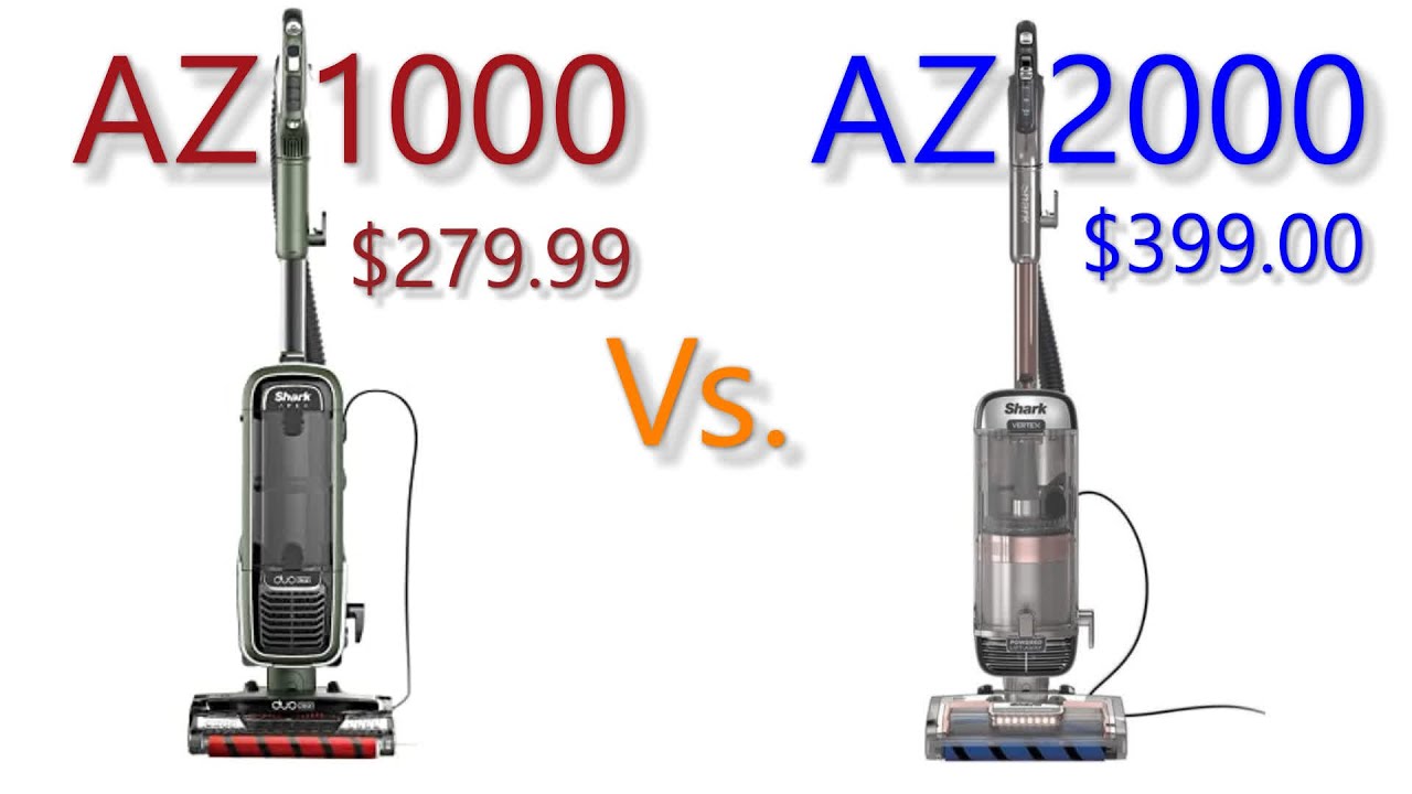 SHARK VACUUM AZ 1000 Vs AZ 2000 - YouTube