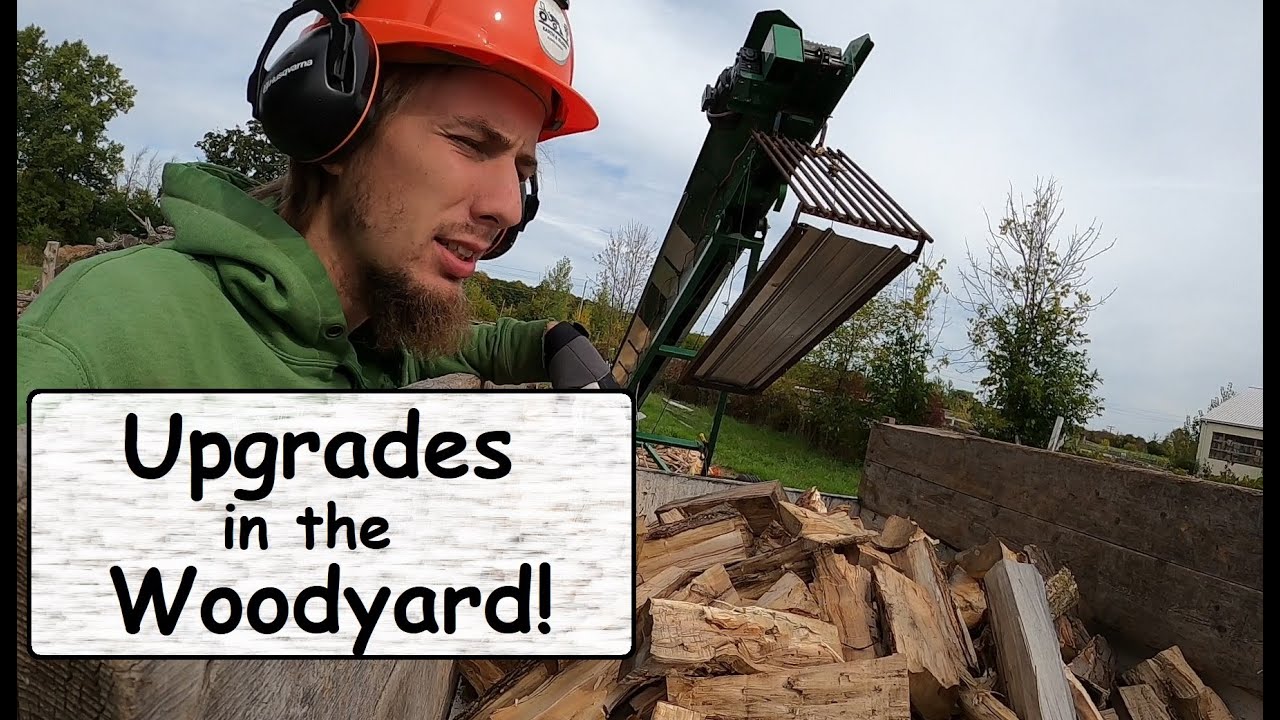 Upgrades In The Wood Yard, And Firewood Deliveries! - YouTube