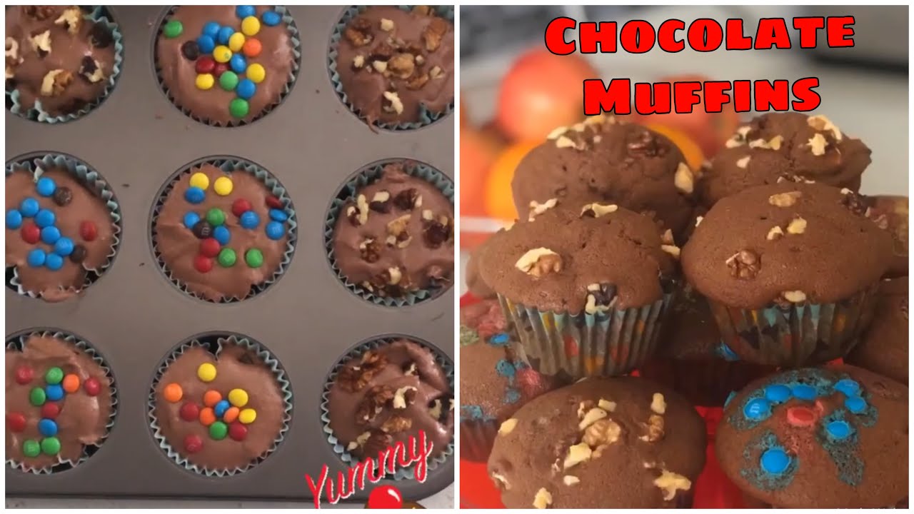 Easy Chocolate Muffins / Mini Kekslar / Kapkeyk - YouTube