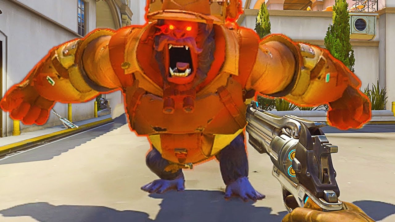 10,000 HP WINSTON BOSS!! - Best BOSS FIGHT Modes - Overwatch - YouTube