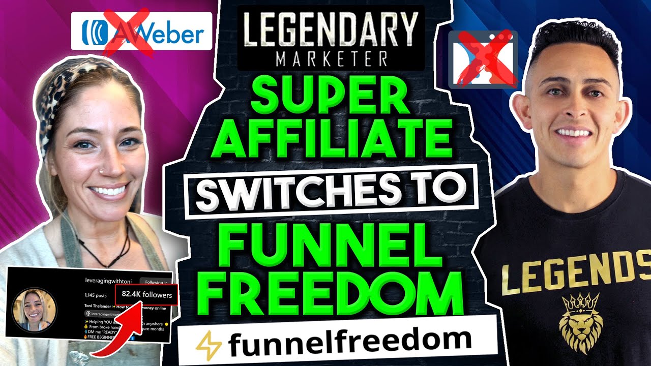 Legendary Marketer Super Affiliate Switches From Clickfunnels to Funnel Freedom - YouTube