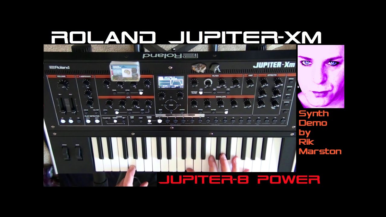 Roland Jupiter-Xm Jupiter-8 Power! ZENcore Synthesizer Rik Marston ...