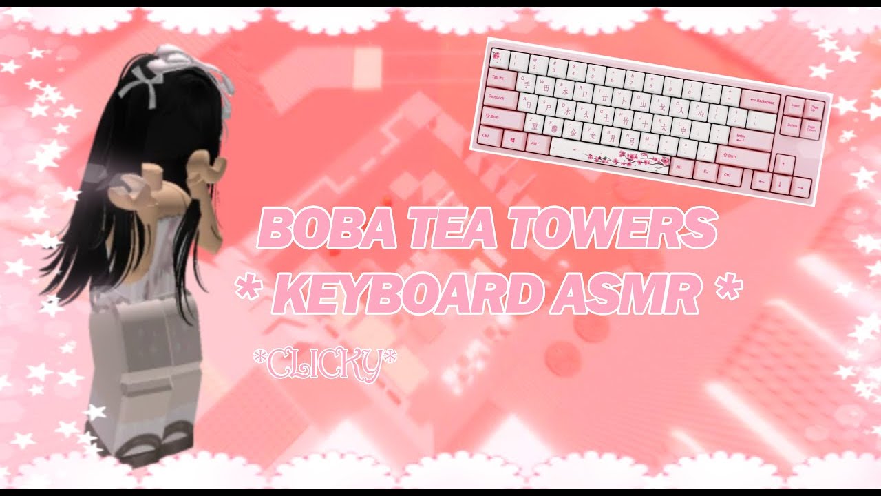 Playing ALL Boba Tea Towers *KEYBOARD ASMR* ROBLOX - YouTube