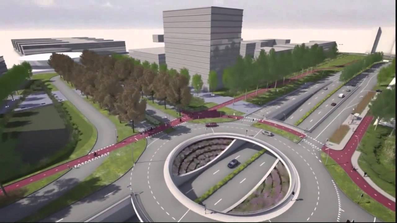 Dutch roundabout - YouTube