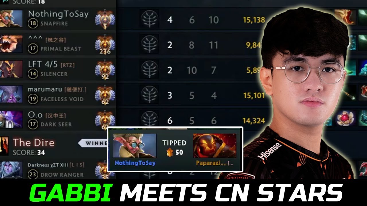 ENTITY.GABBI MEETS CN STARS - 10471 AVG MMR DOTA 2 - YouTube