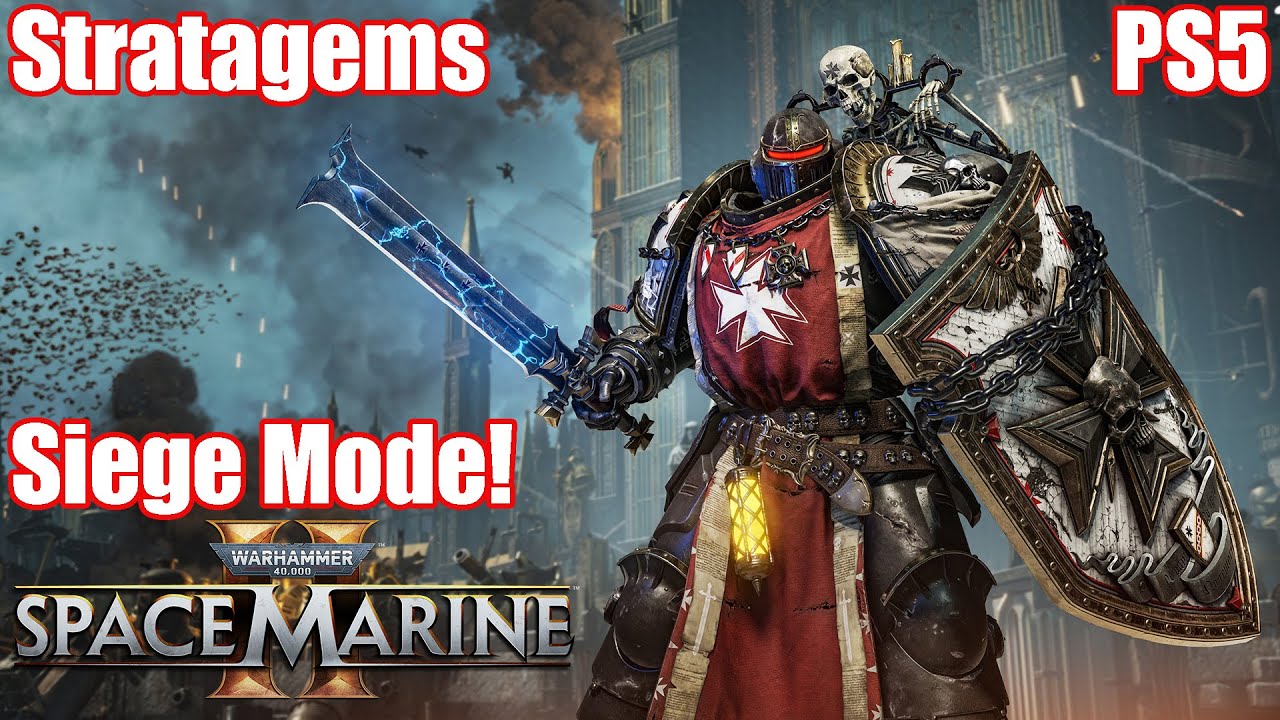 Stratagems & Siege Mode | Warhammer 40,000: Space Marine 2 | PS5 - YouTube