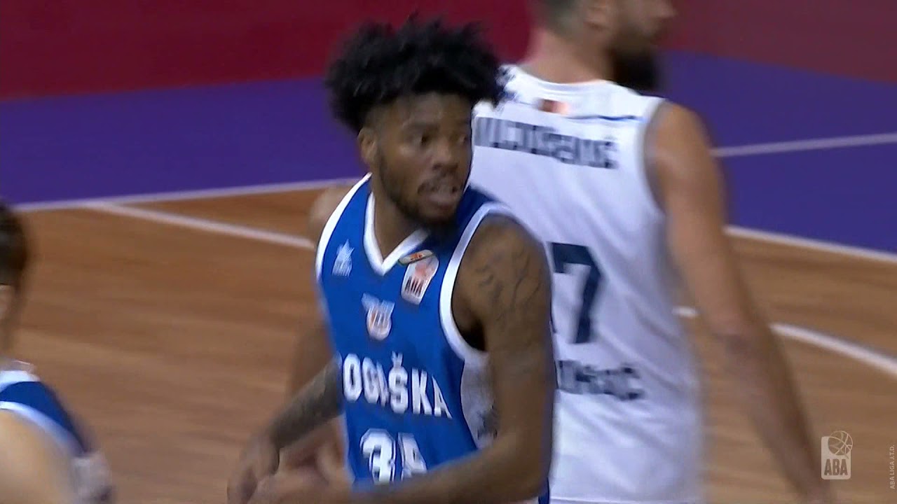 Terry Armstrong throws down a POSTER DUNK (Sutjeska - Rogaška, 12.10. ...