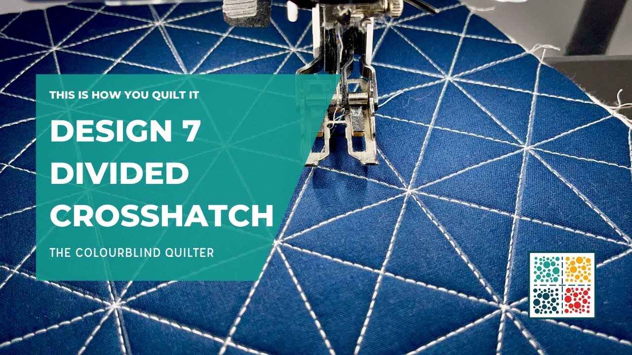 Divided Crosshatch Grid Quilting Design - Design #7 (This is How You ...