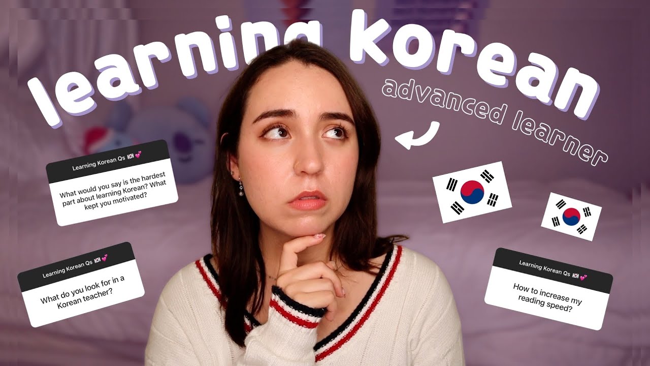🇰🇷 q&a // battling self doubt? opinions on hanja? reading slowly ...
