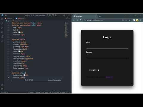 Login Form Using CSS For Web Developers - YouTube