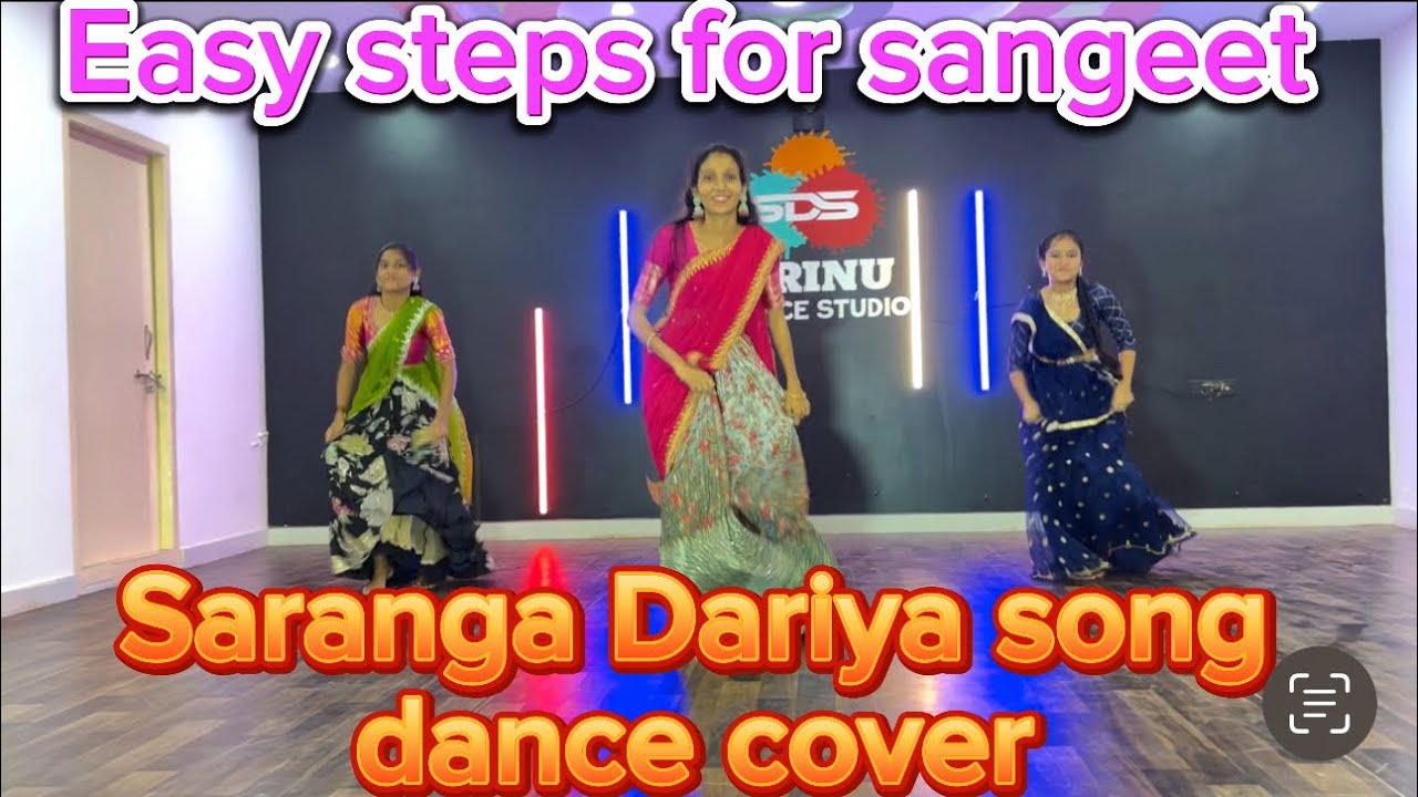 Saranga dariya song dance cover || srinudancestudio ||easy steps for ...
