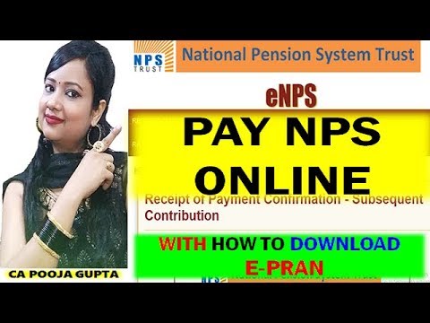 HOW TO PAY NPS ONLINE, NPS ONLINE PAYMENT, NPS PRAN card download, NPS ...